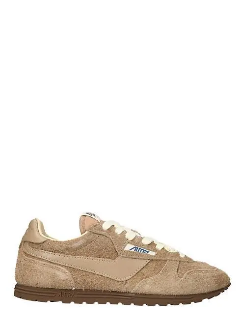 AUTRY Windspin Low-top Suede Runner Trainers - Tan Comb