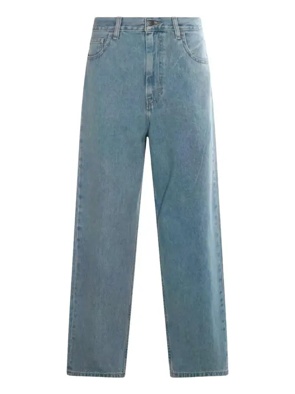 Carhartt Work In Progress Logo-patch Jeans - Blue