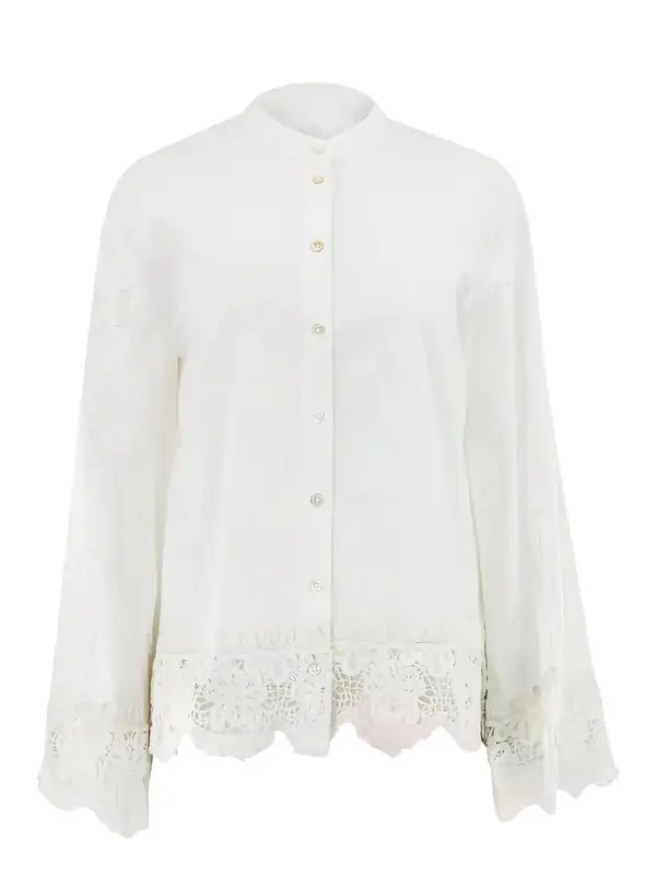 Sea Iyla Soutache-lace Shirt - White