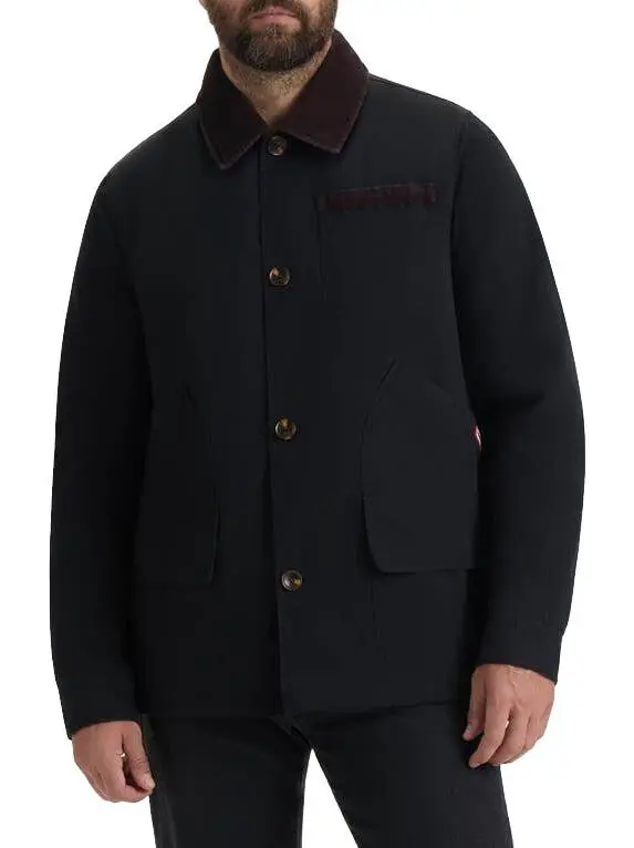 Hunter Water Repellent Canvas Barn Jacket - Black