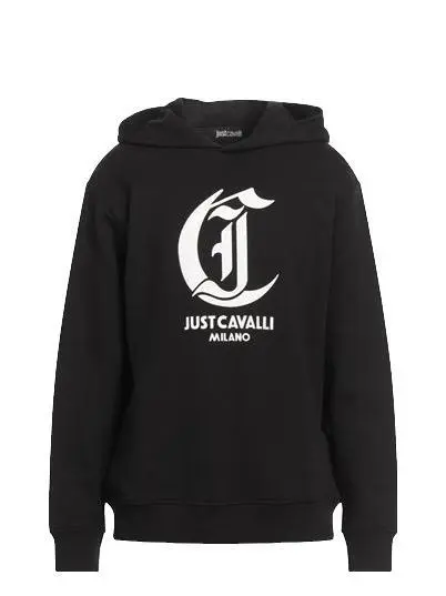 Just Cavalli Cotton Sweatshirt - Black