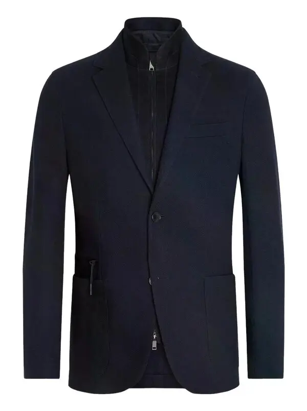 Zegna Layered Blazer - Blue
