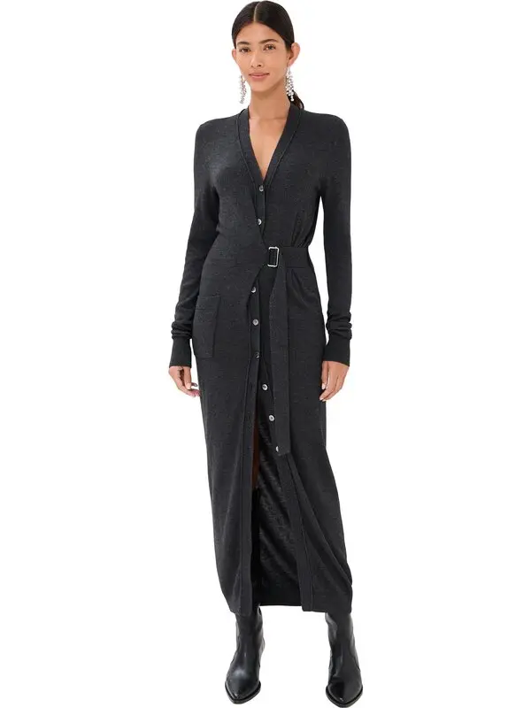Isabel Marant Constance Maxi Dress - Anthracite