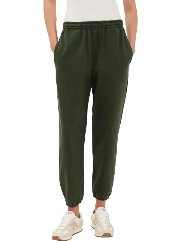 Beyond Yoga Luxe Fleece Sweatpants - Dark Olive
