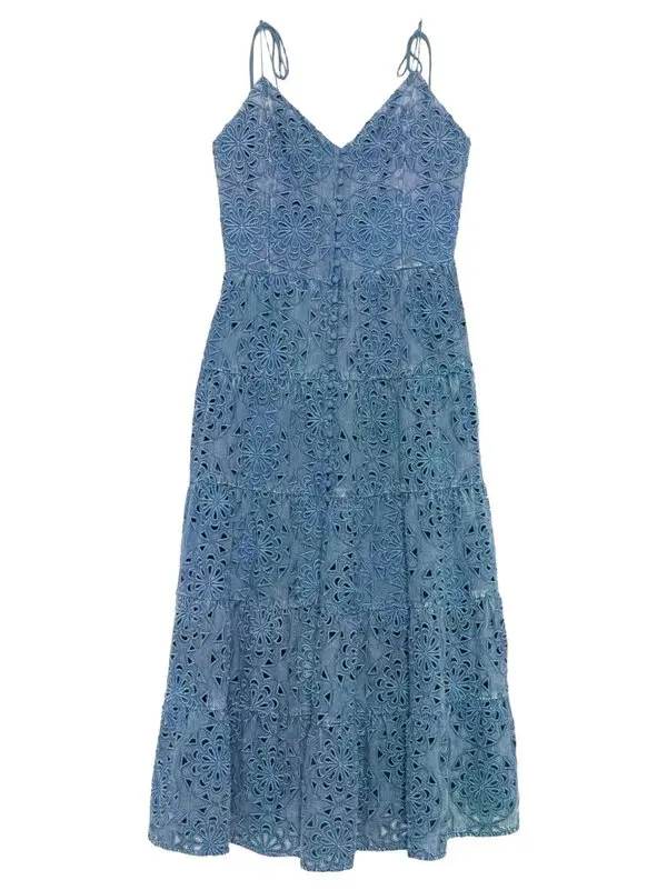 Alice + Olivia Shanti Midi Dress - Blue
