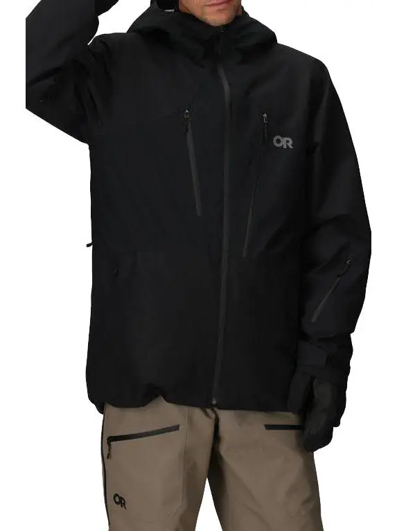 OUTDOOR RESEARCH Powderverse Waterproof Ski Jacket - Black