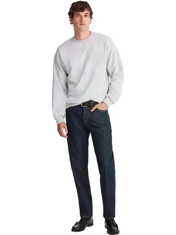 Madewell Relaxed Tapered Jeans In Japanese Denim - Rinse Wash