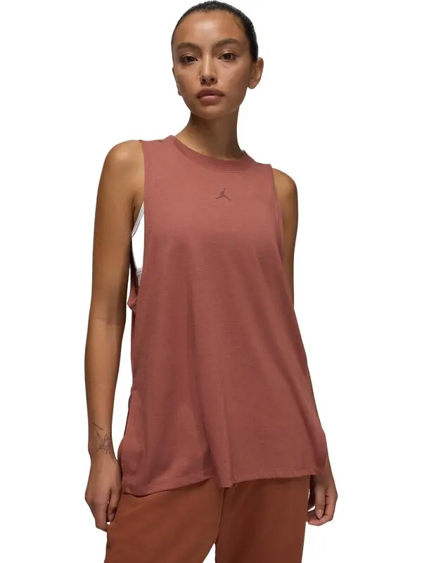 JORDAN Sport Diamond Tank Top - Brown