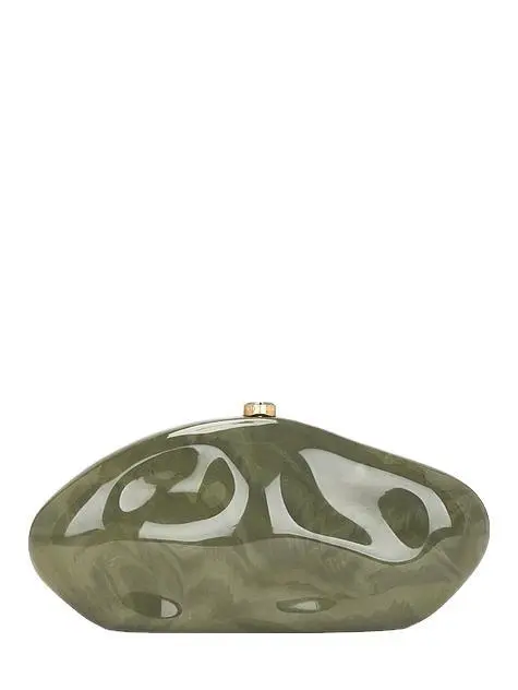 Cult Gaia The Caldera Clutch - Rosemary