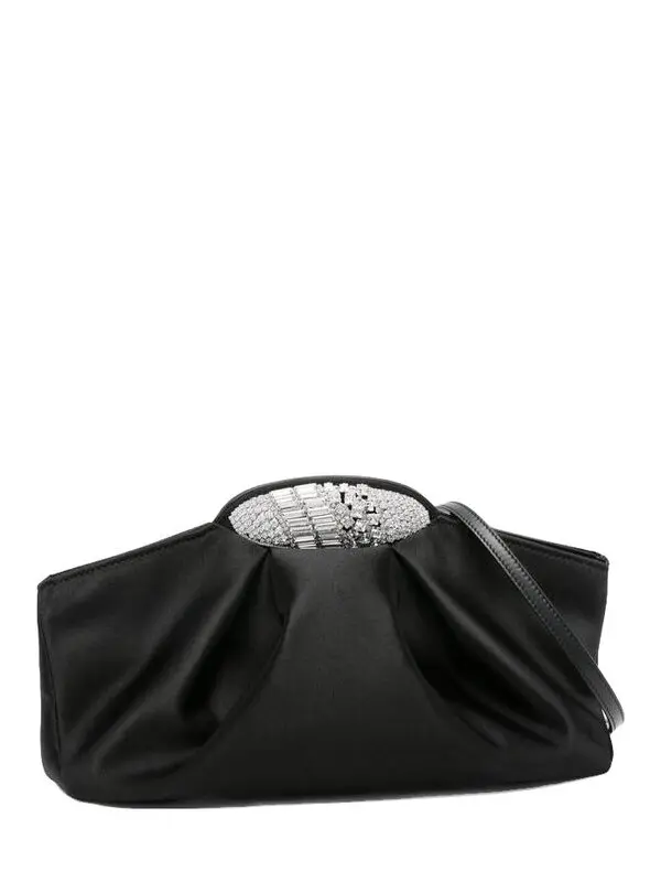 GIUSEPPE ZANOTTI Evening Bag With Crystal Embellishments - Black