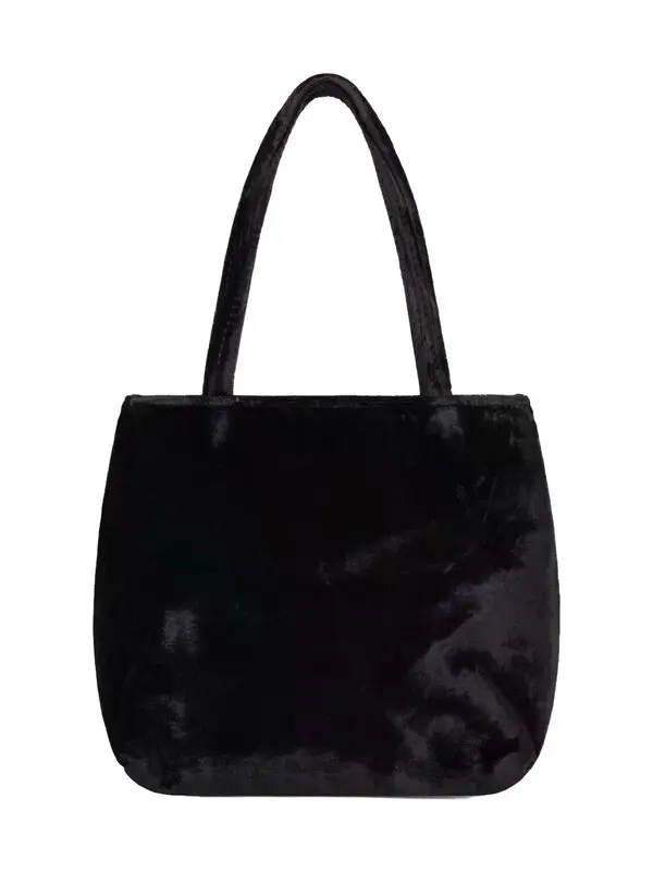 HAI Velvet Tote Bag - Black