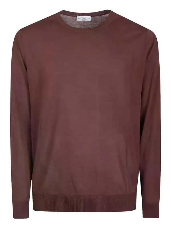 BALLANTYNE Round-neck Cashmere Sweater - Brown