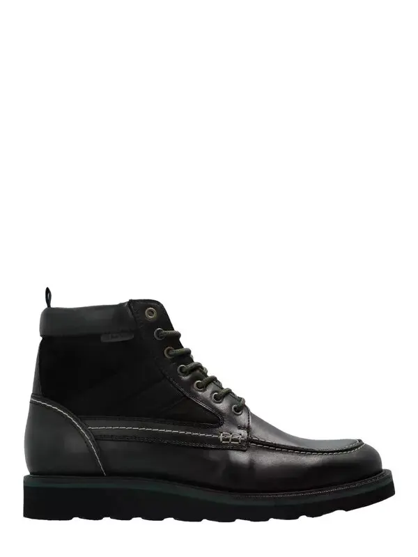 Paul Smith Curtis Leather Lace-up Boots - Black