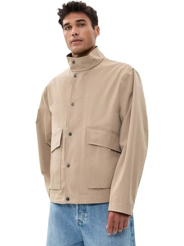 Theory Snap Utility Jacket - Feather
