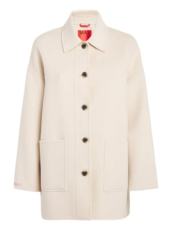 Max & Co. Wool-blend Tailored Jacket - White