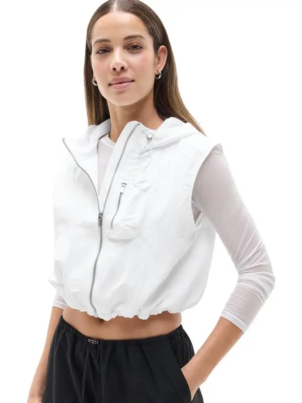 Athleta Lightweight Layering Vest - Bright White