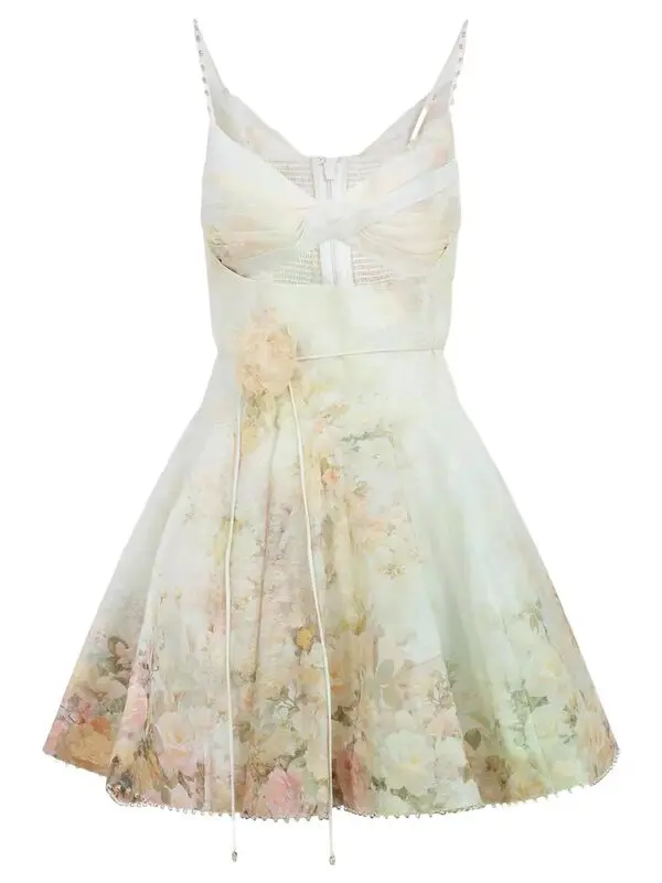 Zimmermann Memento Twist Mini Dress - White