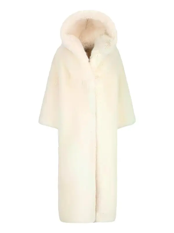 Giuseppe Di Morabito Hooded Long-sleeve Coat - White