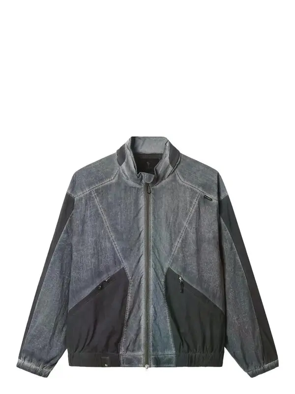 FIVE CM Paneled Zip-up Windbreaker - Grey
