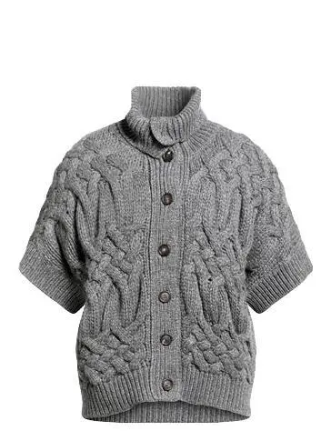 Brunello Cucinelli Cashmere Knit Cardigan - Grey