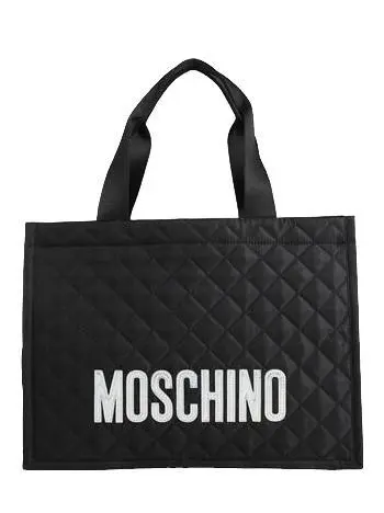 Moschino Couture Handbag Textile Fibers - Black