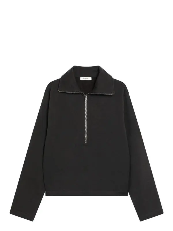 LEMAIRE Wool-blend Zip Sweater - Brown
