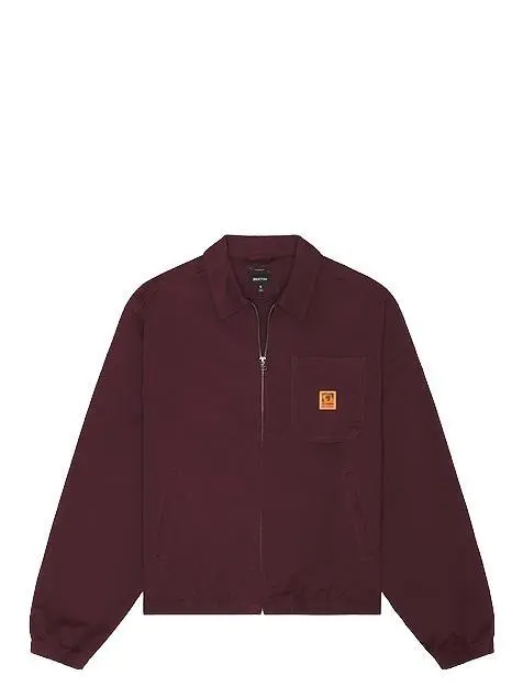 Brixton Union Relaxed Harrington Jacket - Port