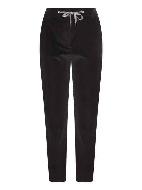 Eleventy Cotton Pants - Black