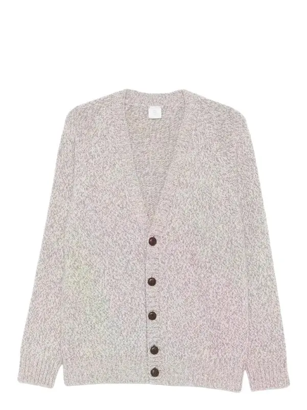 Eleventy Button-front Cardigan - Grey