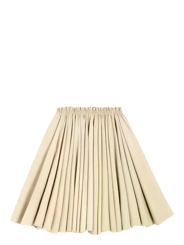 Ami Corolla Wool Midi Skirt - Neutrals