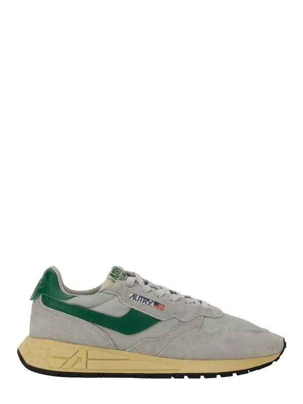 AUTRY Reelwind Sneakers With Suede Inserts - Grey