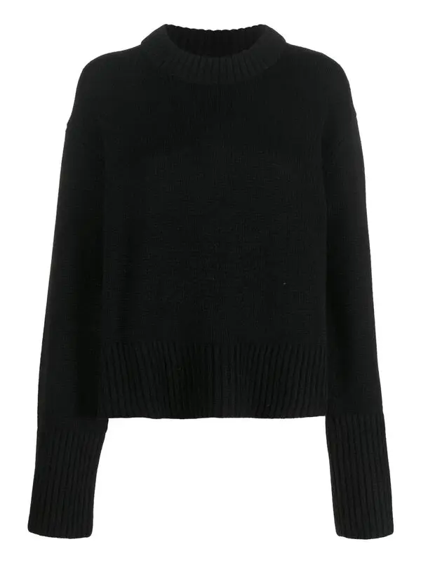 LISA YANG Knit Cashmere Sweater - Black