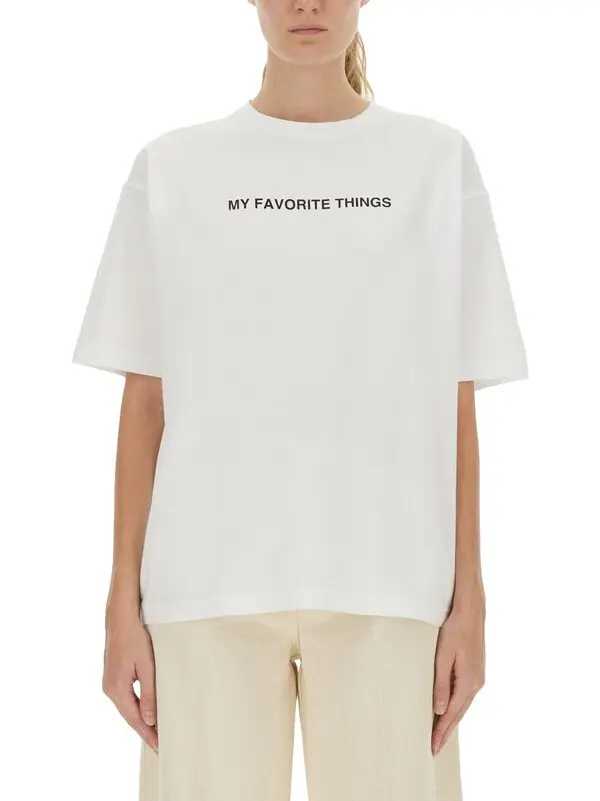 Aspesi T-shirt With Print - White