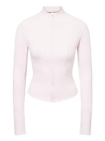 TALA Stretch-jersey Jacket - Pale Pink