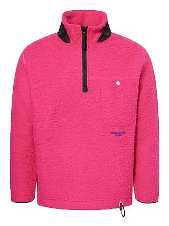 Stone Island Marina Long-sleeve Wool Blend Sweater - Fuchsia