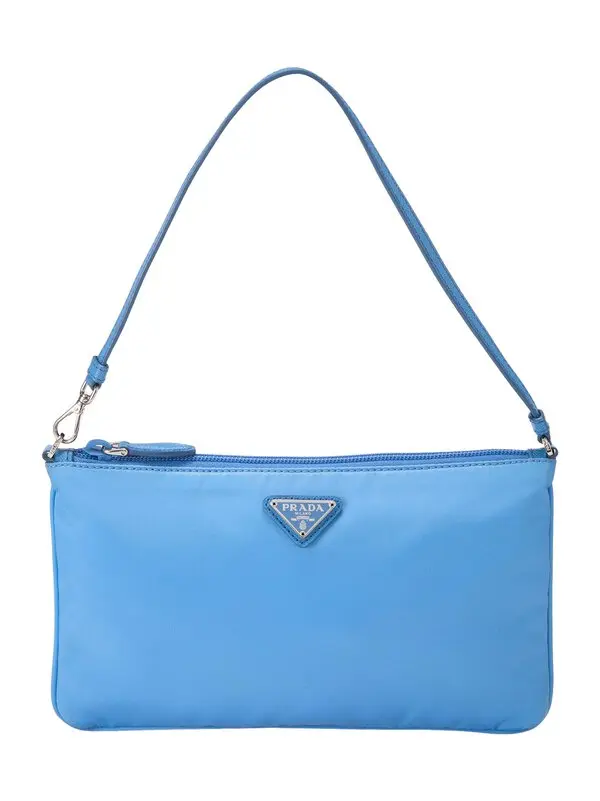 Prada Tessuto Wristlet Pouch - Blue