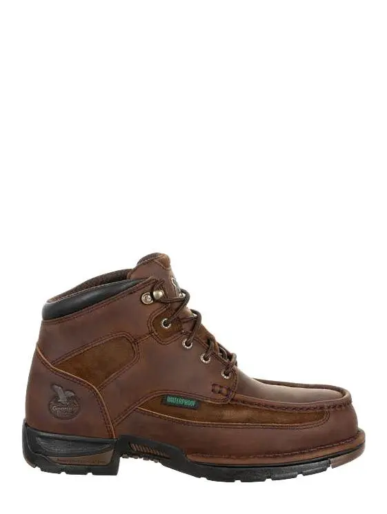 GEORGIA BOOT Waterproof Padded Work Boot - Brown