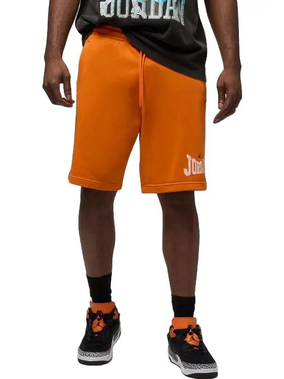 JORDAN 9-inch Logo Sweat Shorts - Starfish/black