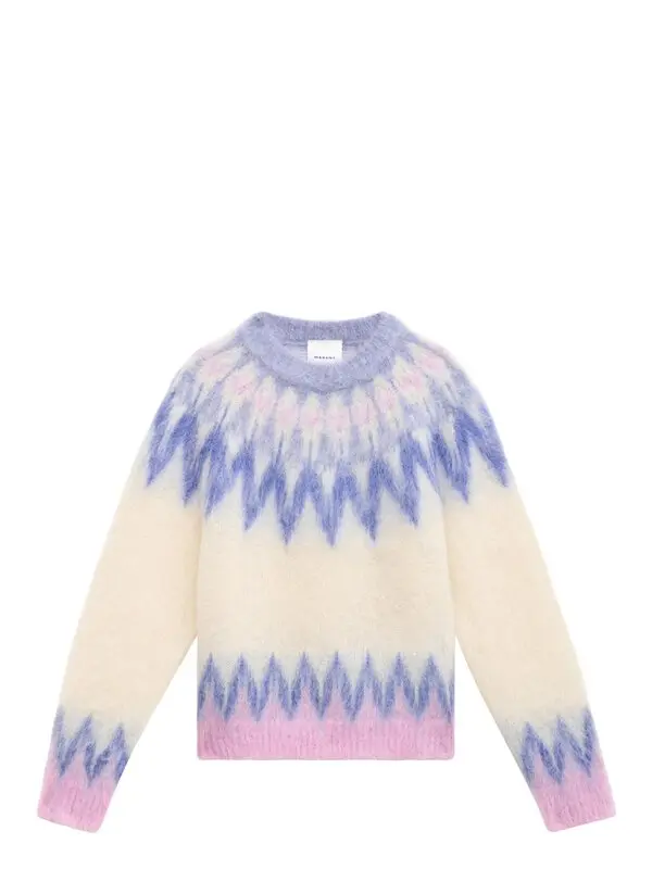 Isabel Marant Nicolas Mohair Blend Sweater - Blue