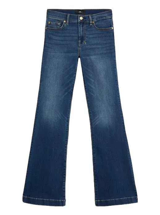 7 For All Mankind Short Inseam Dojo In Medium Melrose - Natural