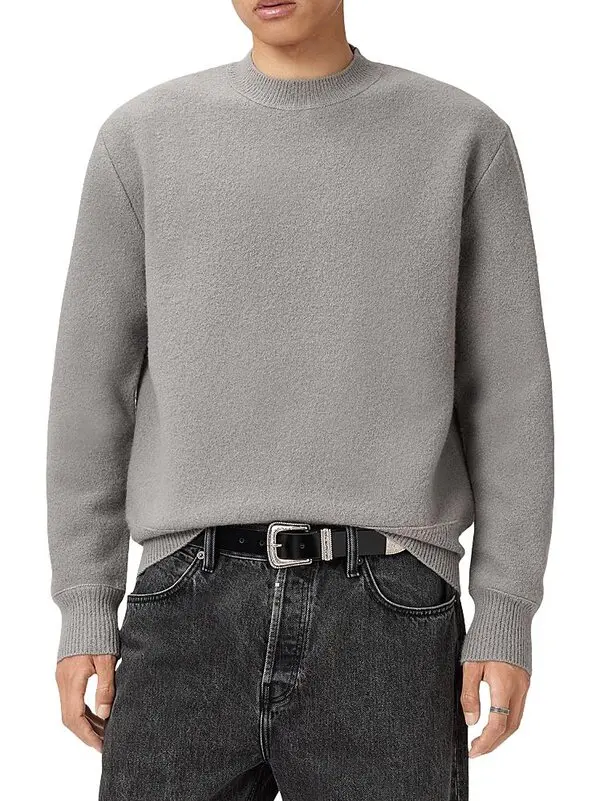 All Saints Marko Crew Sweater - Henge Grey