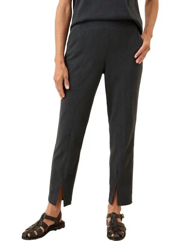 PACT Organic Cotton Tapered Leg Pants - Charcoal Heather