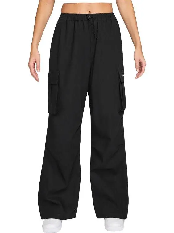 Nike Sportswear Loose Woven Cargo Pants - Black/sail