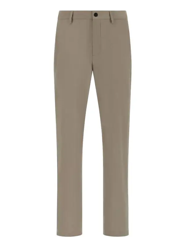 Boggi Milano B-tech Elastic-waistband Chino Trousers - Neutrals