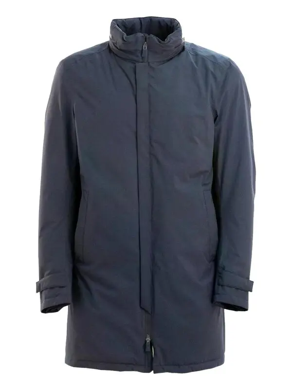 Herno Zip-front Coat - Blue