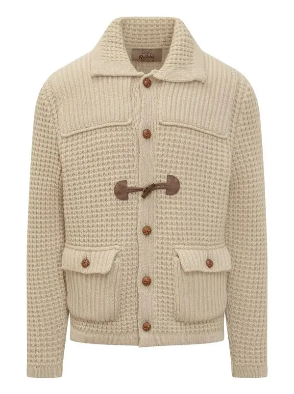 RAKKI Cardigan With Pockets - White