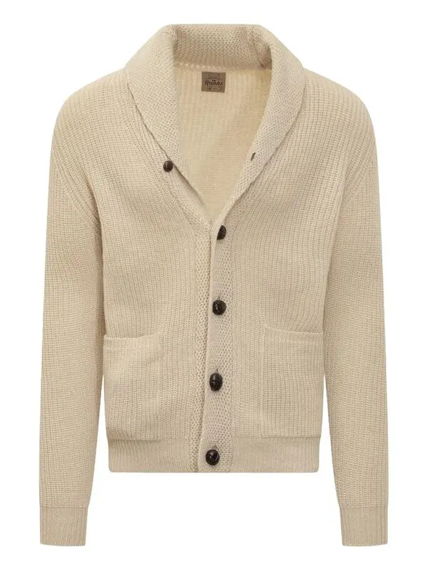 RAKKI Renegade Merino Wool Cardigan - Beige