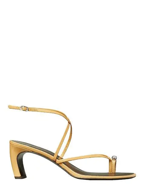 Tory Burch Pierced Strappy Heel Sandal - Cantucci & Silver
