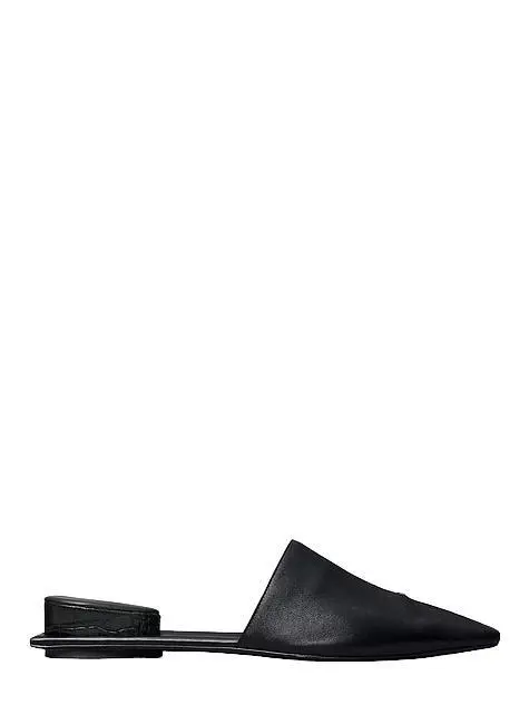 Tory Burch Pierced Mule - Perfect Black & Silver