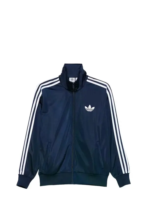 Adidas Firebird Adicolor Three-stripe Logo Sweatshirt - Blue